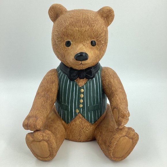 Department 56 | Accents | Dept 56 Ceramic 983 9 Tall Teddy Bear Music ...